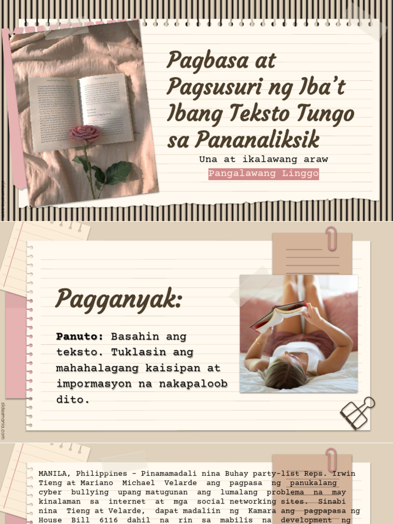 Pagbasa Week 2 - 090615 | PDF