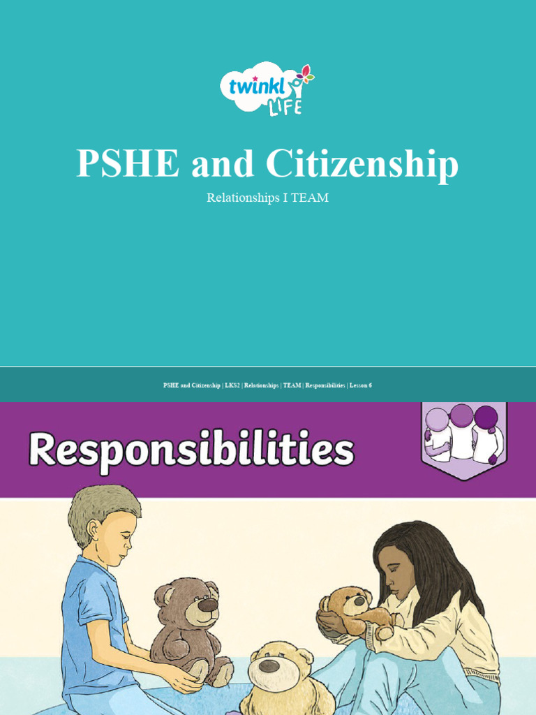 Responsibilities Lesson Presentation | Download Free PDF | Social ...
