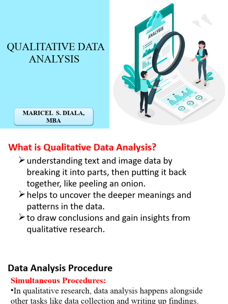 DIALA Qualitative Data Analysis | PDF | Qualitative Research | Data
