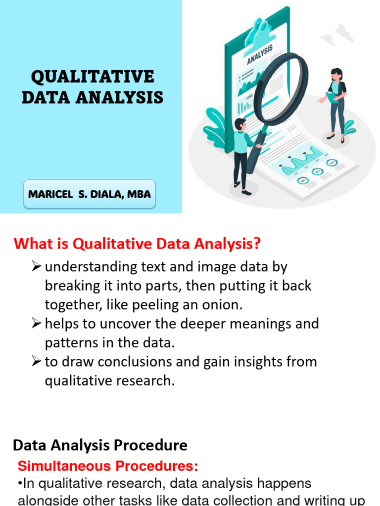 DIALA Qualitative Data Analysis | PDF | Qualitative Research | Data