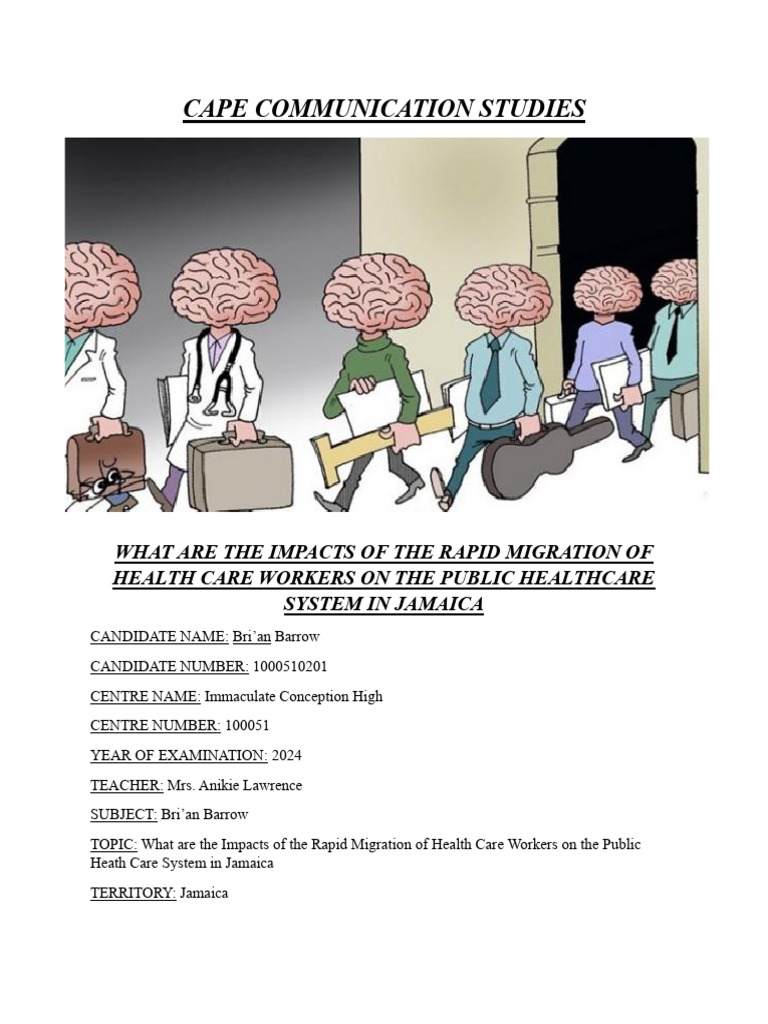 Bri'an Barrow Completed Communication Studies IA | PDF ...