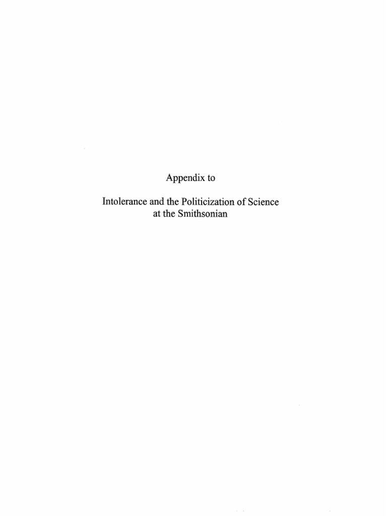 Smithsonian Science Controversy | PDF | Employment