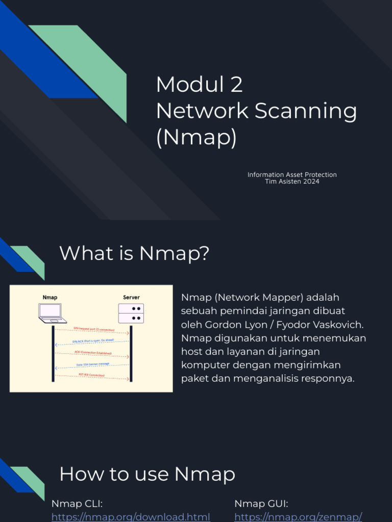 Modul 2 - Network Mapping | PDF | Port (Computer Networking) | Transmission Control Protocol