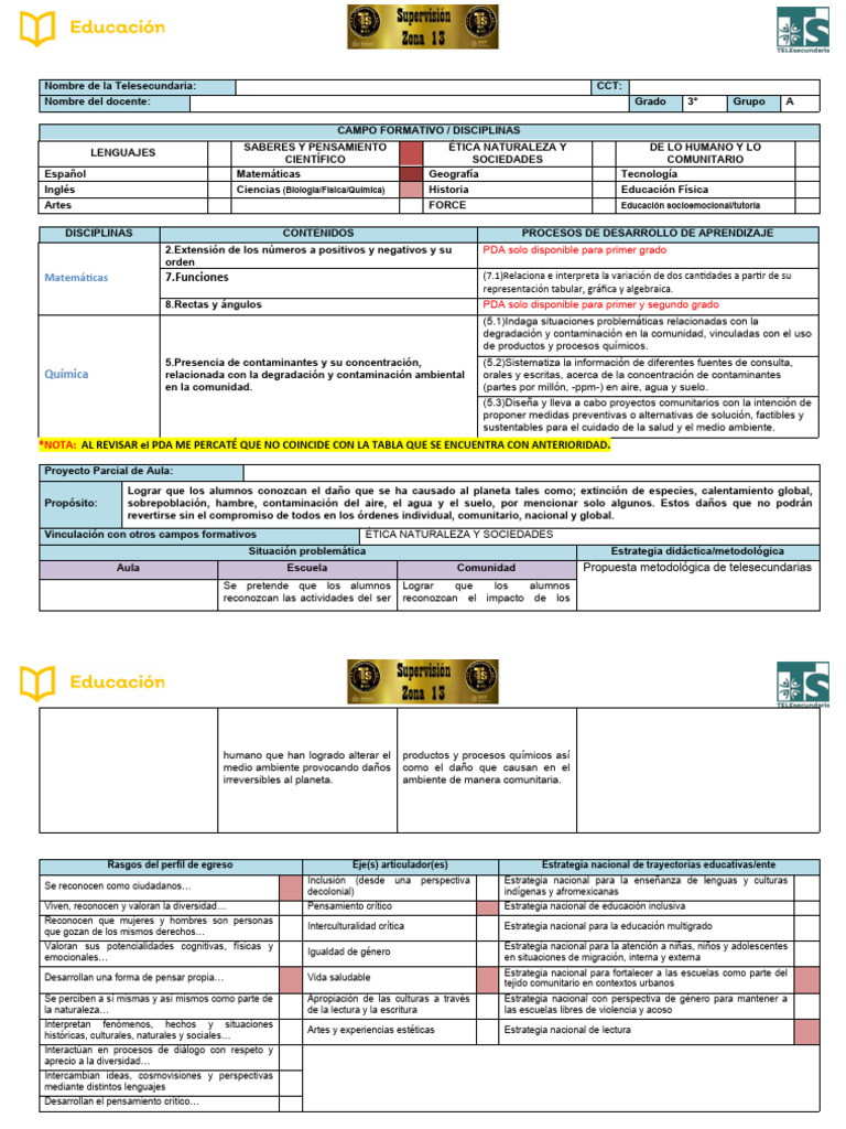 3ro SPC B1 05 | PDF | Contaminación | Infografia