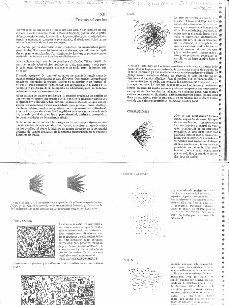 Texturas Corales-Murray Schaffer | PDF