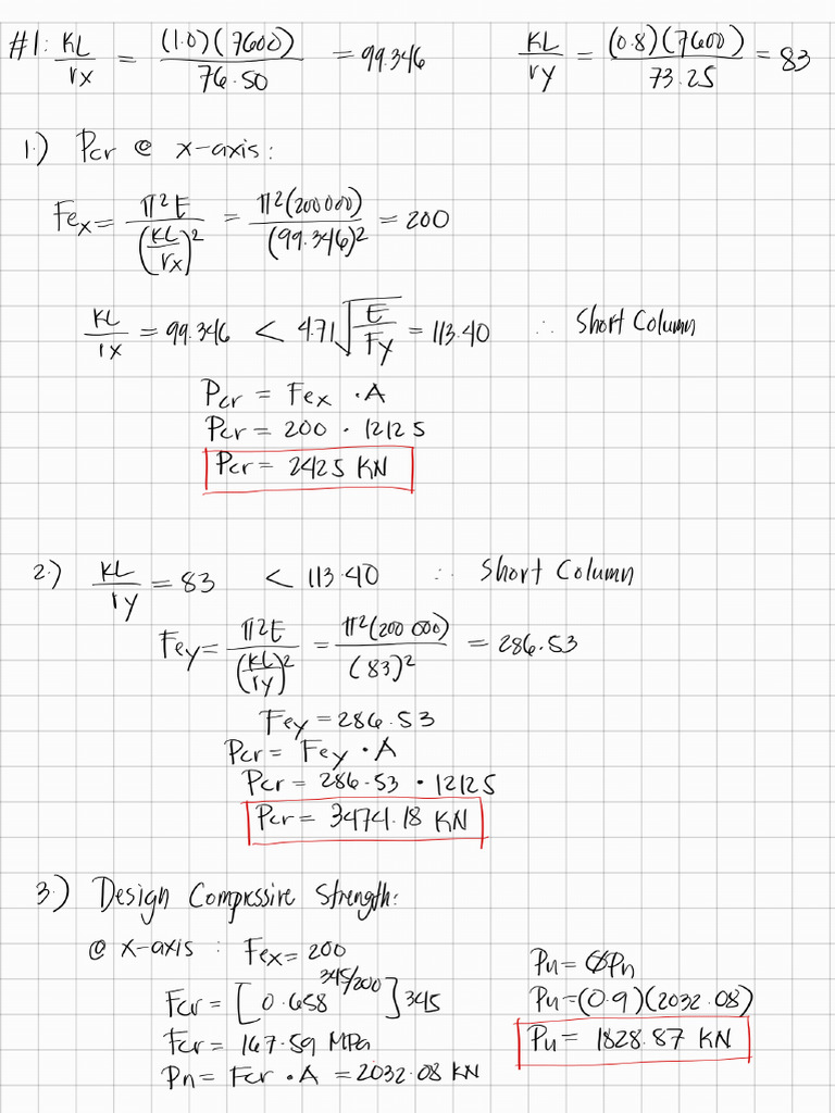 Ce Rev 2 Quiz Steel Design SOLUTION - 240425 - 202503 | PDF