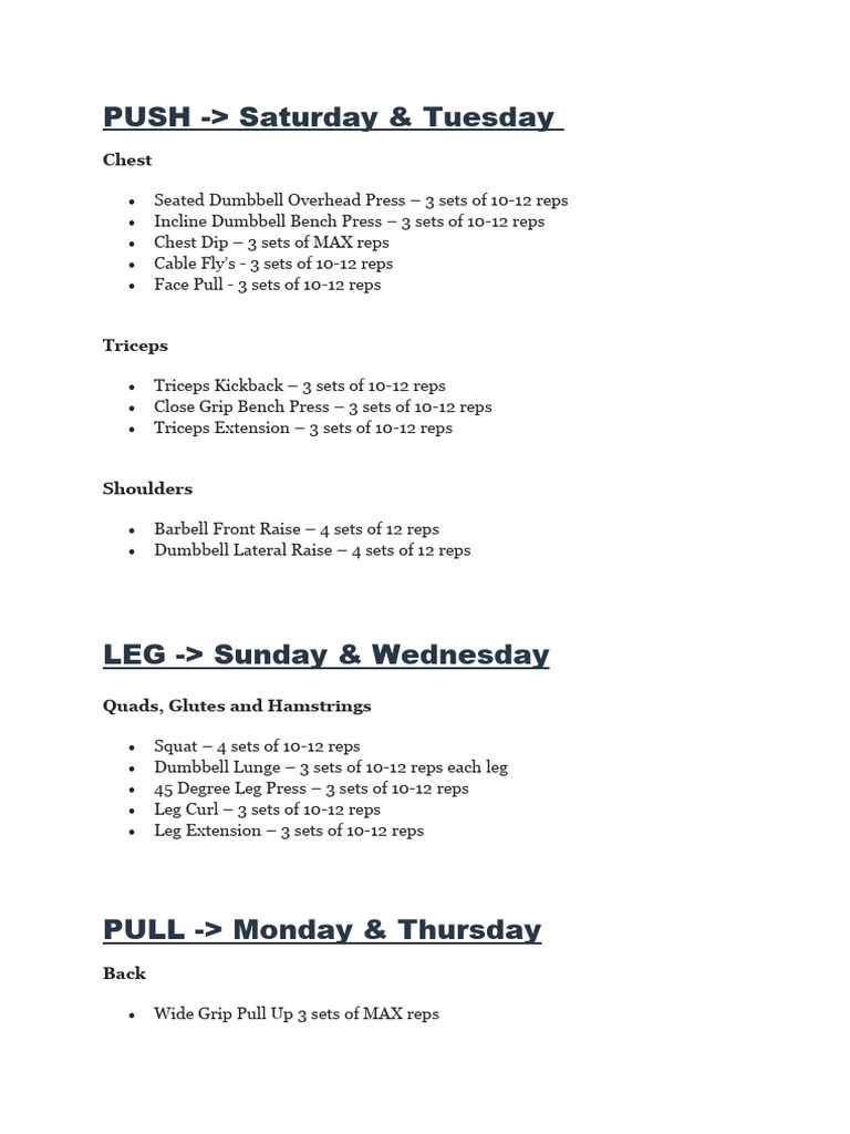 Saket Gokhale's Bodybuilder Workout Plan | PDF