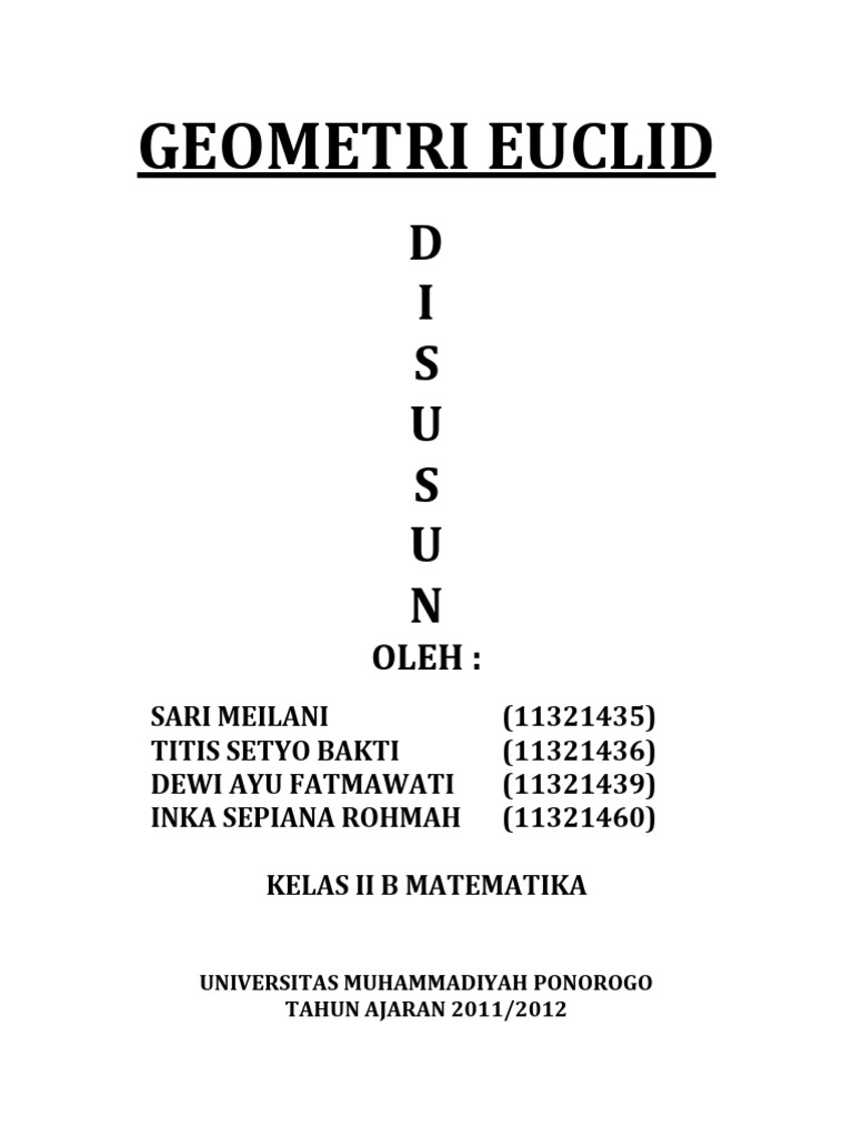 Geometri Euclid | PDF