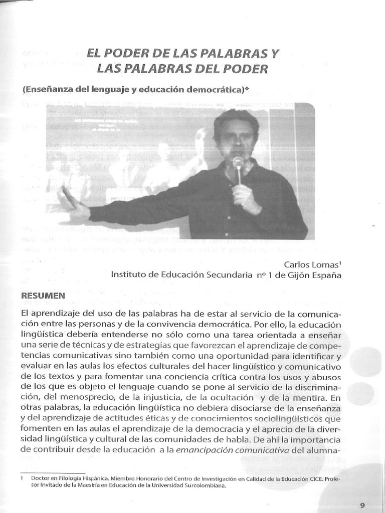 El Poder de Las Palabras y Las Palabras Del Poder | PDF