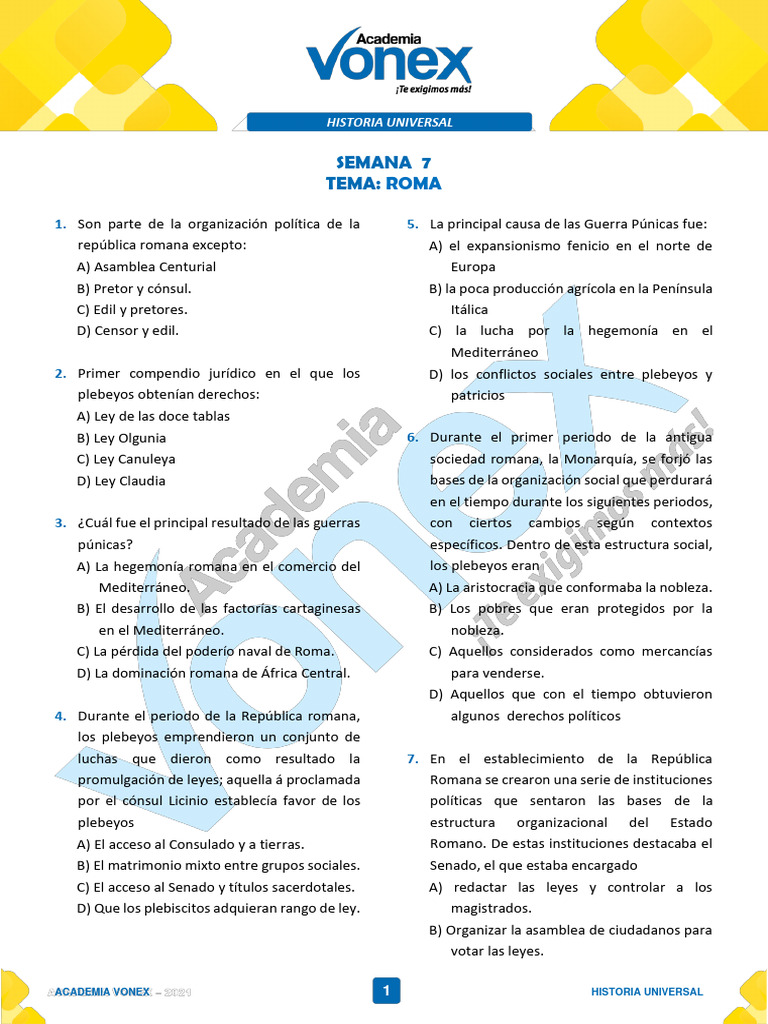 Hu 7 | PDF | Republica Romana | Roma antigua