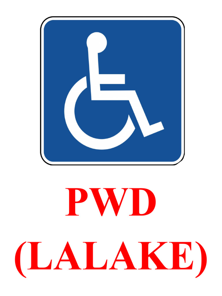 PWD Signage | PDF