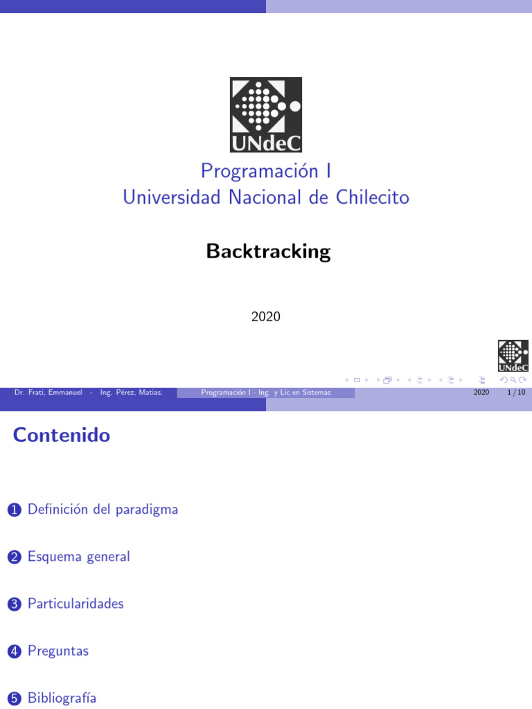 8.3 3 Backtracking | PDF | Lógica matemática | Informática
