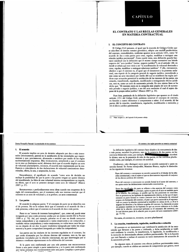 Resolucion Contratos - Ronquillo | PDF