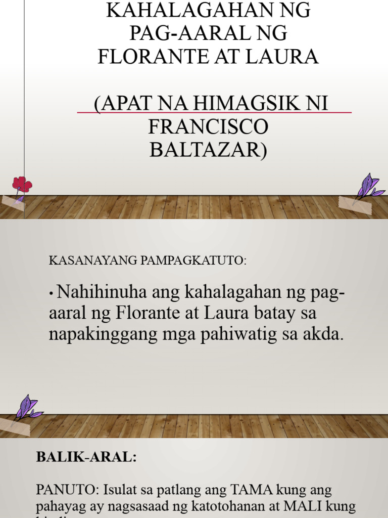 Fil8 Q4 Lesson 2 Apat Na Himagsik Ni Balagtas | PDF