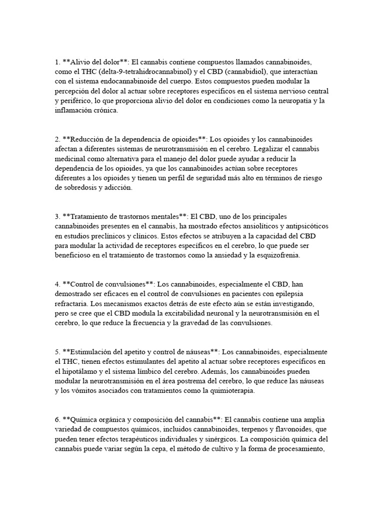 Legalizacion Del Cannabis Pdf Cannabis Droga Tetrahidrocannabinol