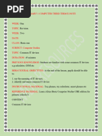 Creche Exams Sample For Schools | PDF