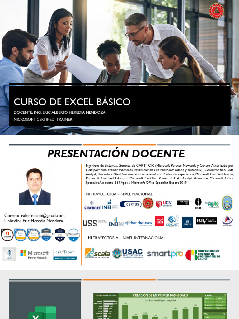 Sesión 01 | PDF | Microsoft Excel | Microsoft