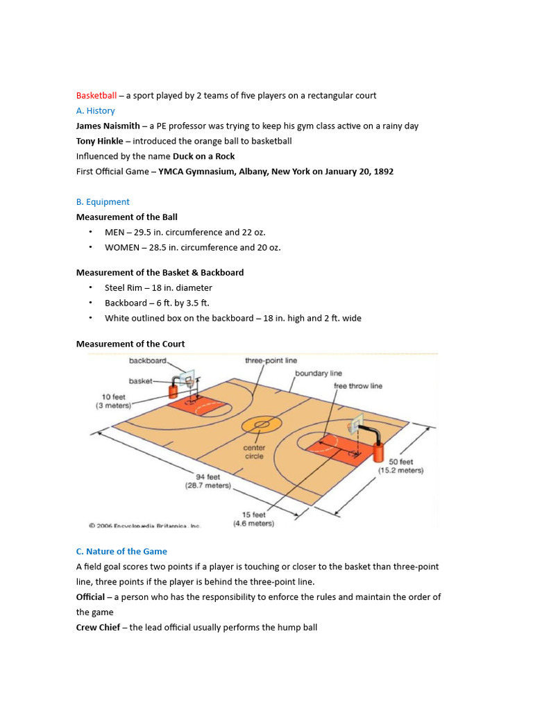 Basketball Notes | PDF | Basketball Positions | Indoor Sports