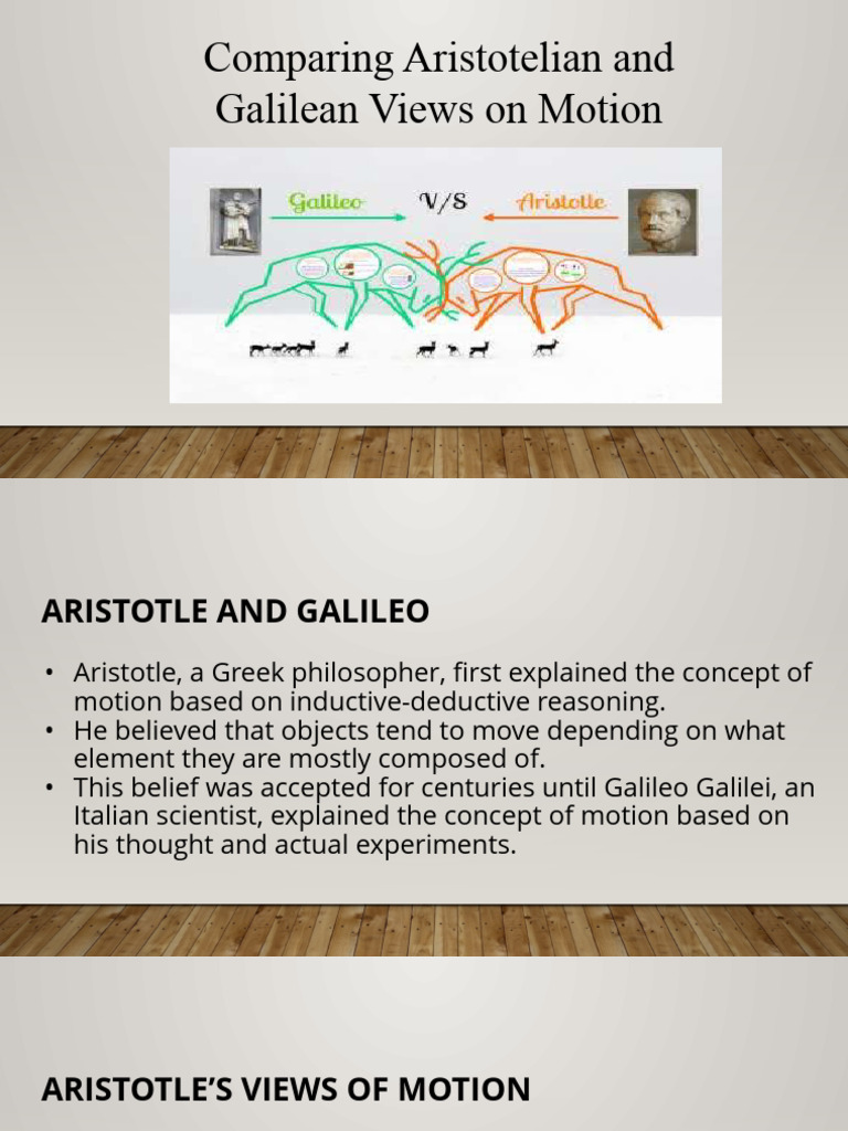 PHY SCI 2ND QUARTER- Lesson 3- Comparing Aristotelian and Galilean Views on Motion | PDF ...