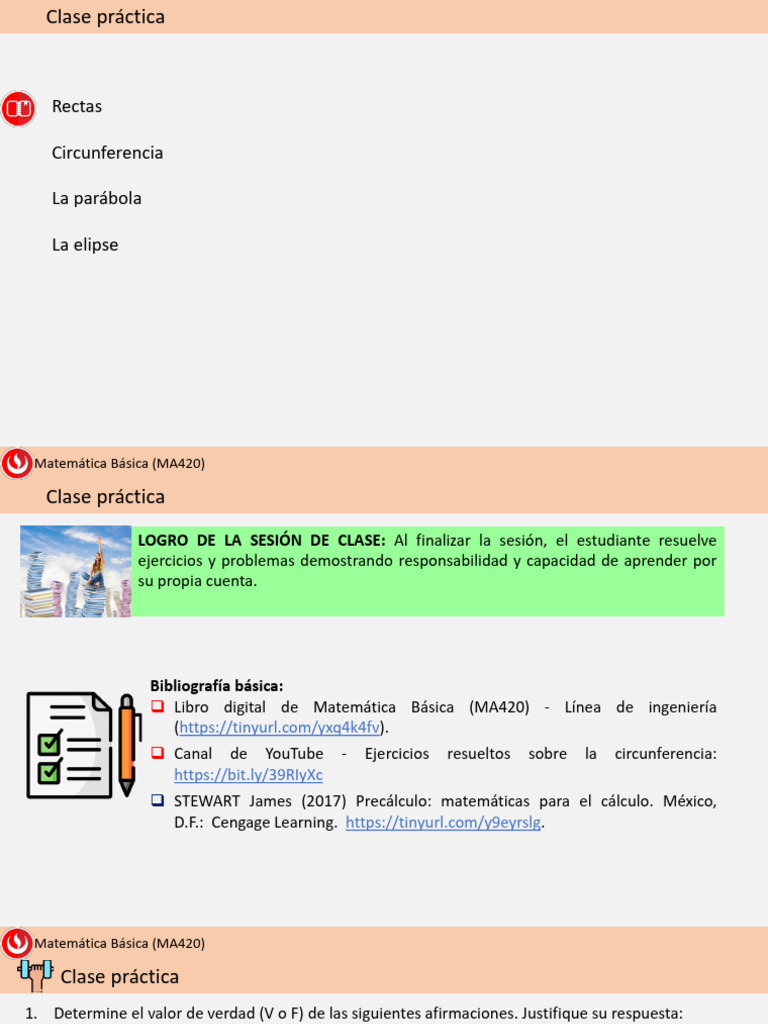 Clase práctica_PPT | PDF | Elipse | Euclides