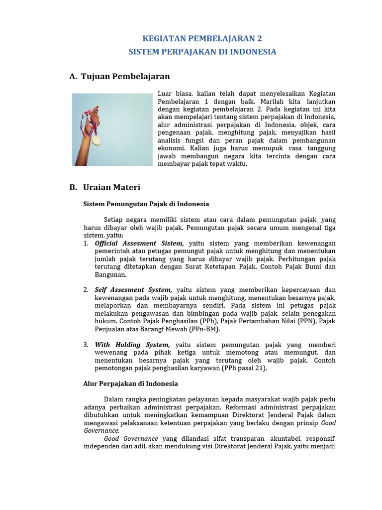 Sistem Perpajakan Indonesia: Panduan Lengkap | PDF