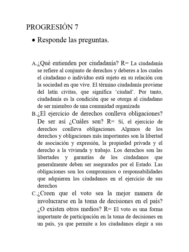 Progresión 7 Porfirio | PDF | Ciudadanía | John Locke