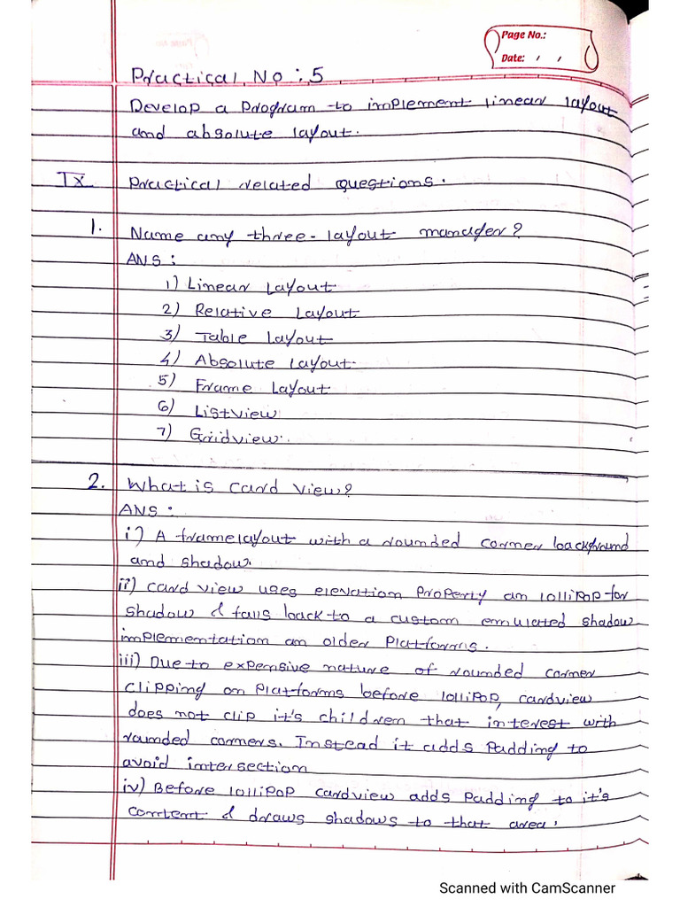 Mad Practical-5 | PDF