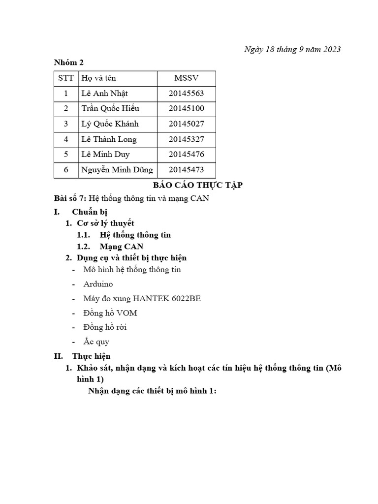 BCTT Nhom2 HTTT CAN | PDF