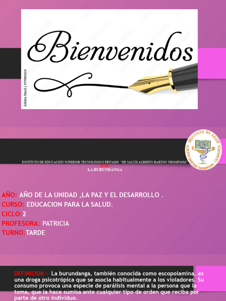 Burundanga: Efectos y Prevención | PDF