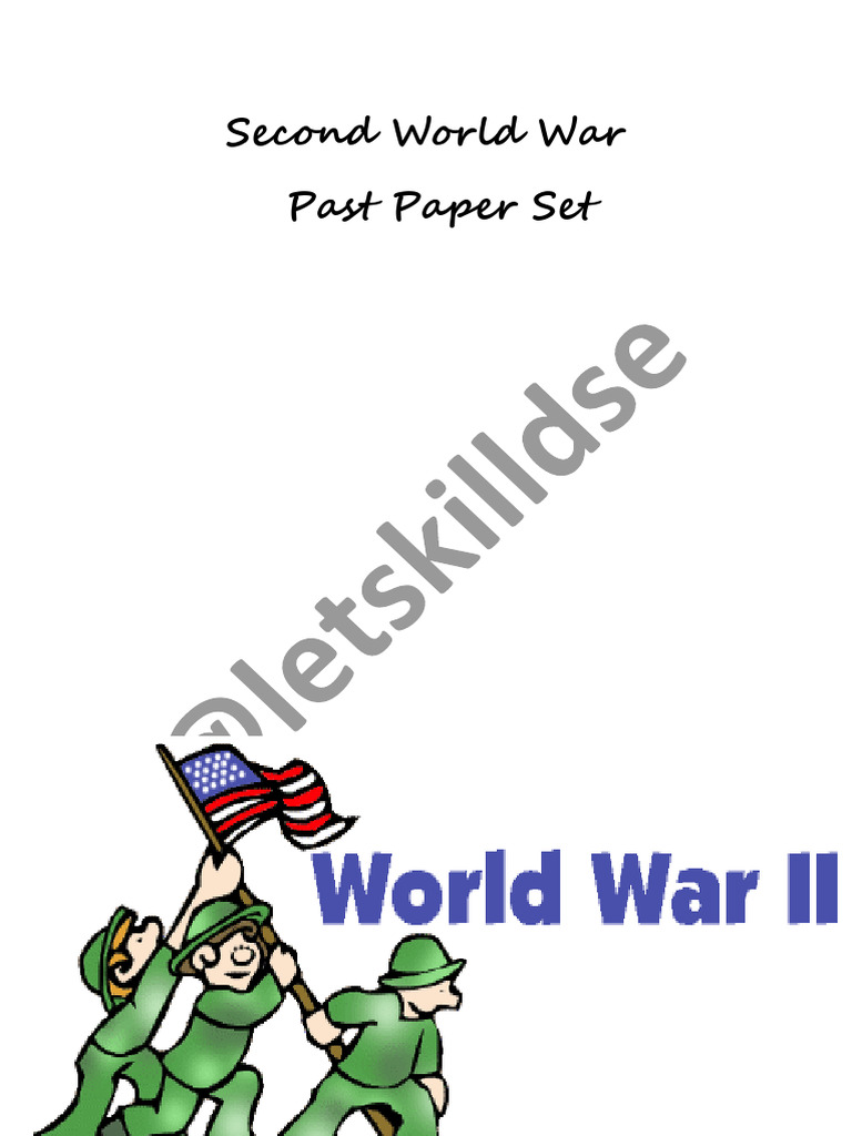 Second World War PP Set | PDF | League Of Nations | Treaty Of Versailles