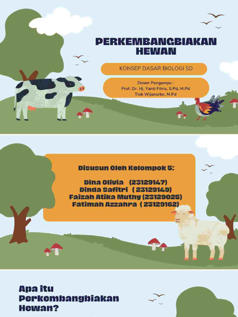 PPT Perkembangbiakkan Hewan Kelompok 5 11zon 11zon | PDF