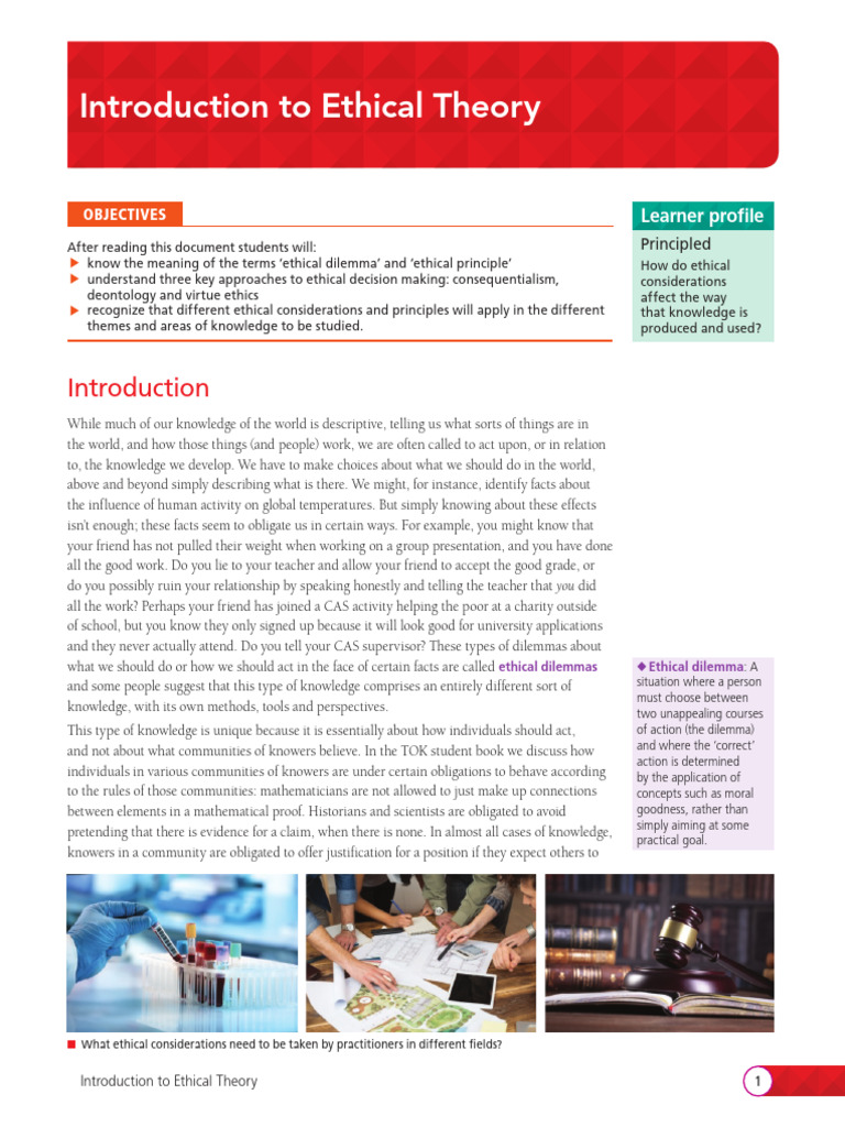 TOK Ethics | Download Free PDF | Knowledge | Rationality