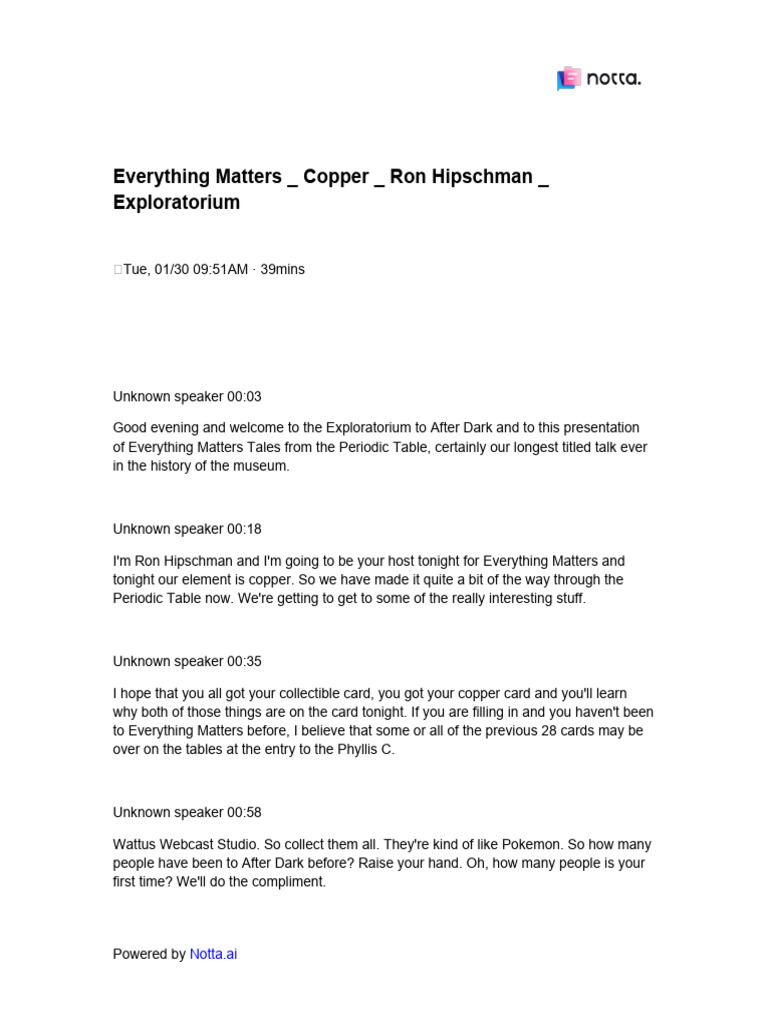 Everything Matters - Copper - Ron Hipschman - Exploratorium | PDF ... Everything Matters - Copper - Ron Hipschman - Exploratorium | PDF ...