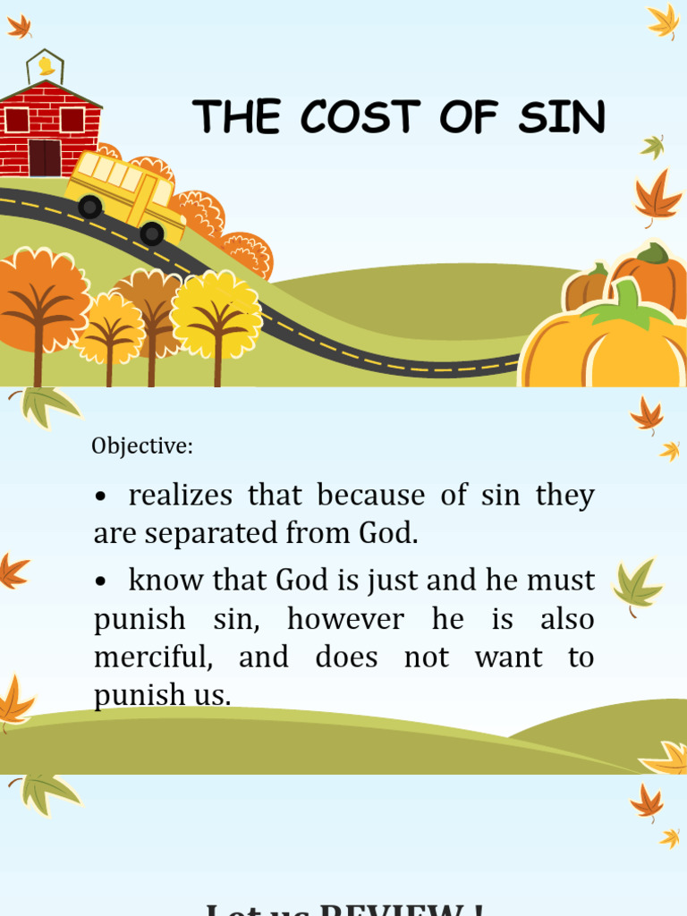 The Cost of Sin | PDF
