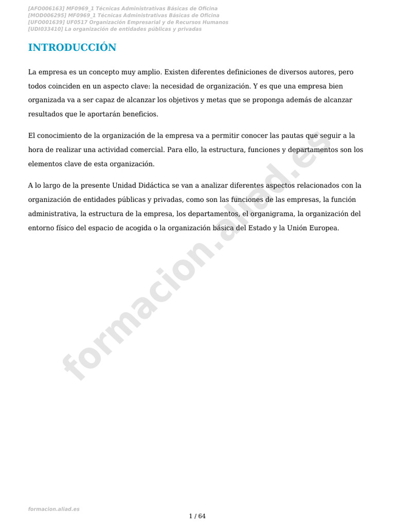 La organizaciขn de entidades pฃblicas y privadas | PDF | Business | Contabilidad