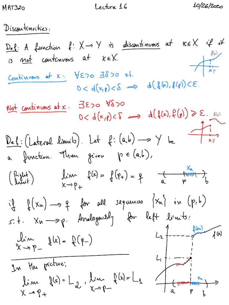 Lecture 16 | PDF | Mathematical Analysis
