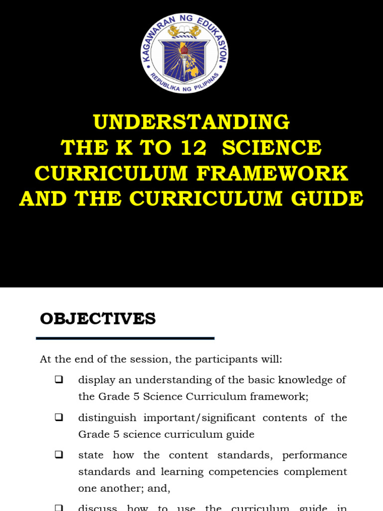 Science Education Curriculum Oct20 | PDF | Science Education | Learning
