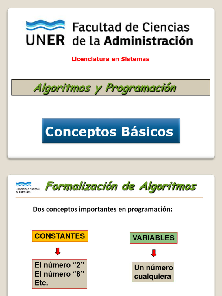 Algoritmos y Programación: Conceptos Básicos | PDF | Algoritmos ...