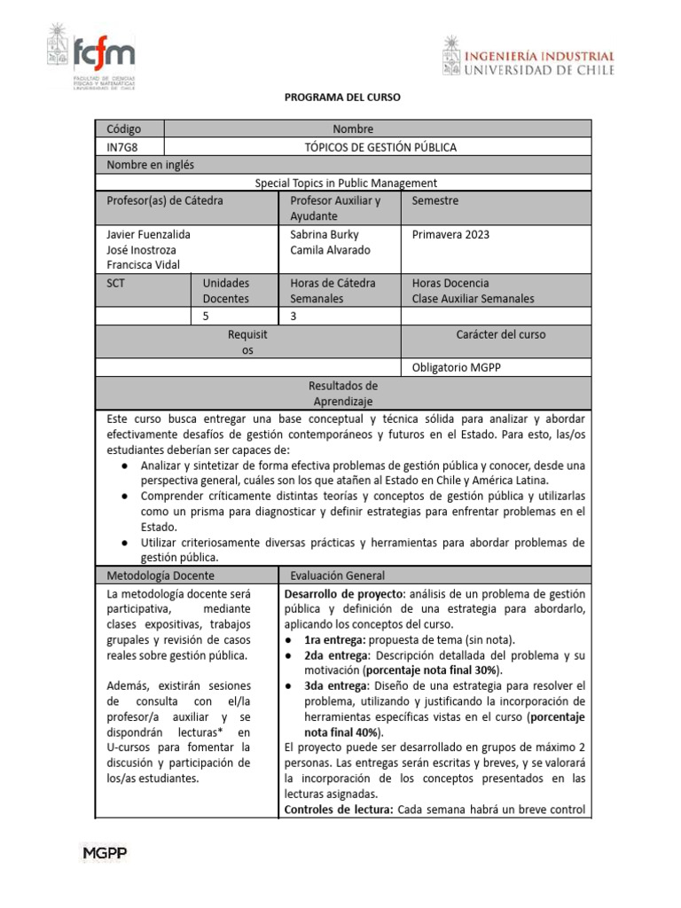 Programa C Tedra | PDF | Bibliografía | Evaluación