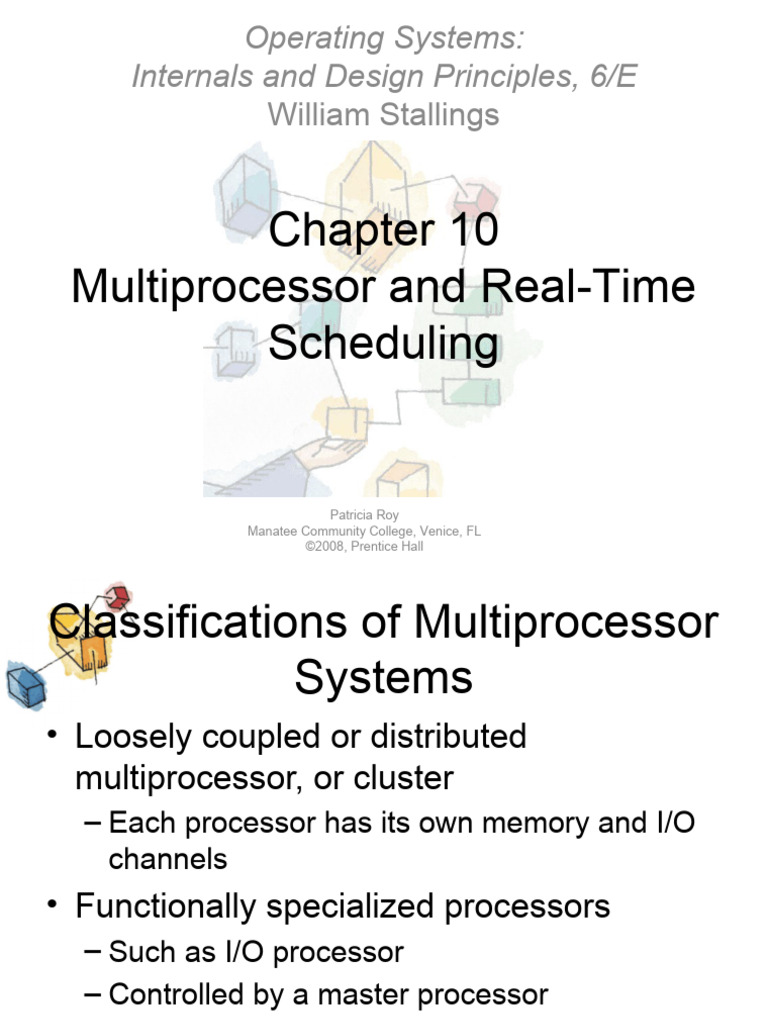 10 MultiprocessorScheduling | PDF | Scheduling (Computing) | Process (Computing)