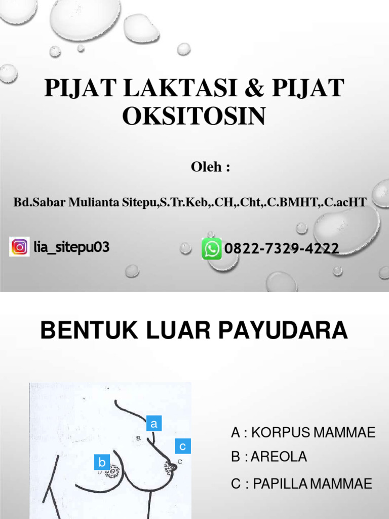 Pijat Laktasi&oksitosin | PDF