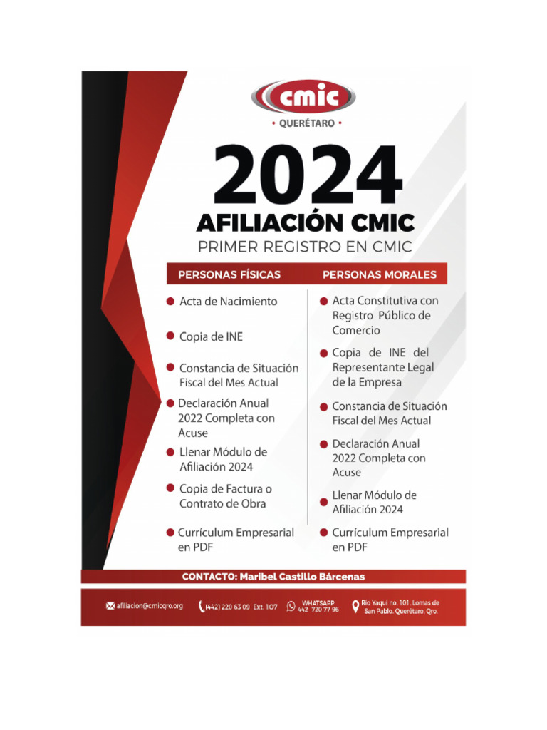 Afilicacion Cmic | PDF