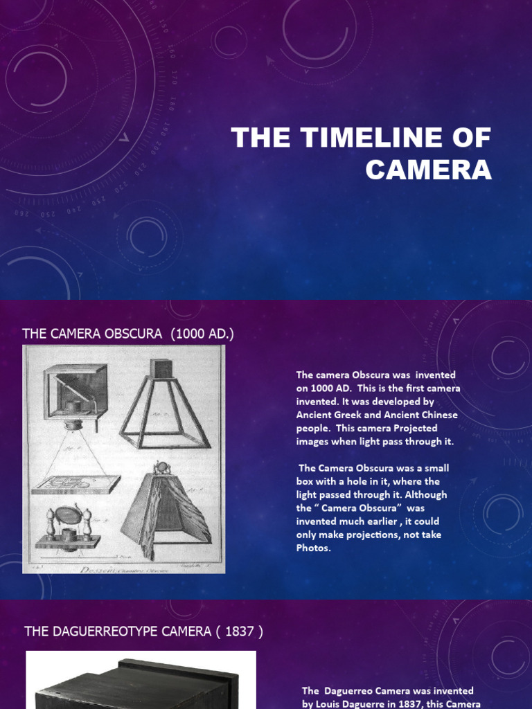 Camera Timeline | Download Free PDF | Camera | Digital Camera