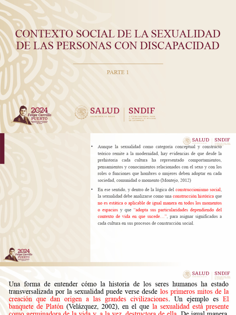Sexualidad y Discapacidad: Contexto Social | PDF | La sexualidad humana | Psicoanálisis