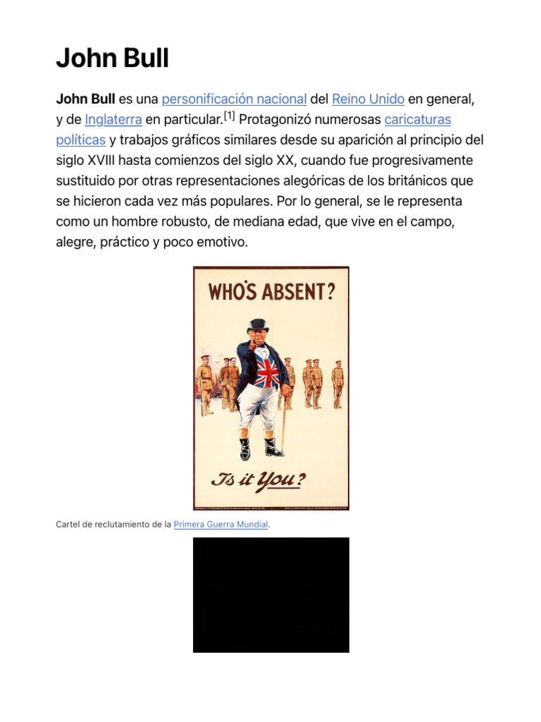 John Bull: Símbolo Nacional Británico | PDF