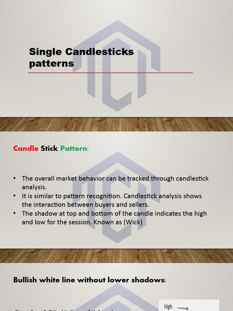 4) Single Candlestick Pattern | PDF | Market Trend | Financial Economics