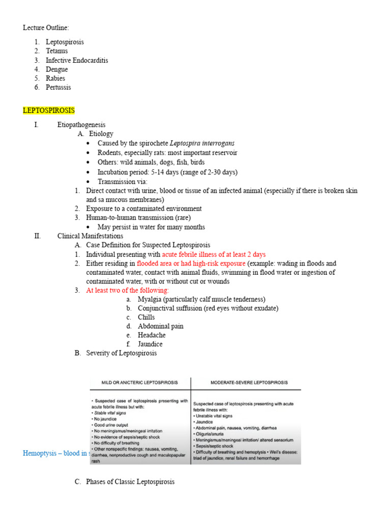 Principles of Medicine - Infectious Diseases Part 2 Notes | PDF ...