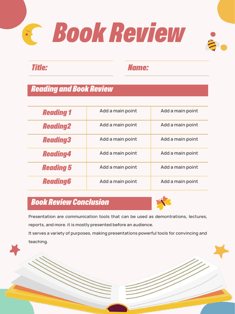 BOOK REVIEW TEMPLATE | PDF