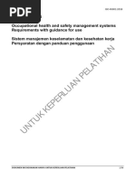 Standar ISO 45001-2018 Indonesia | PDF | Teknologi & Rekayasa