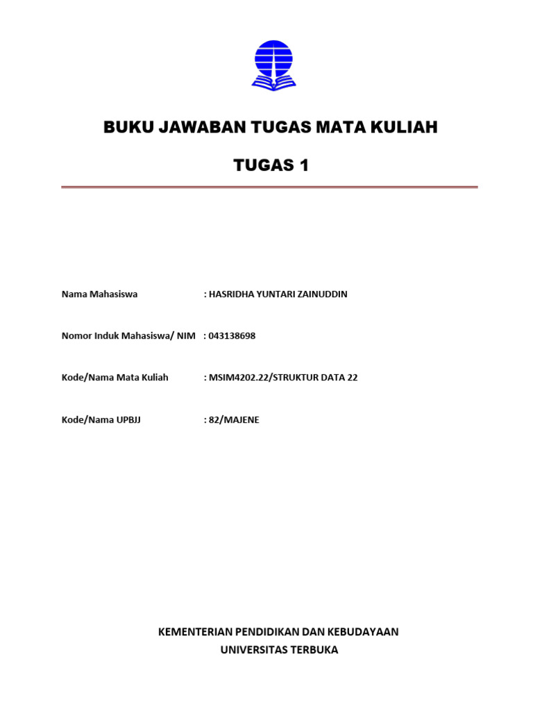 Tugas 1 Struktur Data 22 | PDF